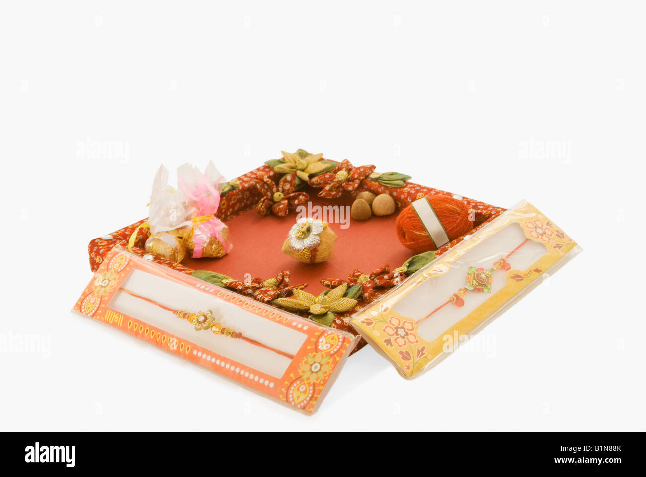 Indian food thali Cut Out Stock Images & Pictures - Alamy