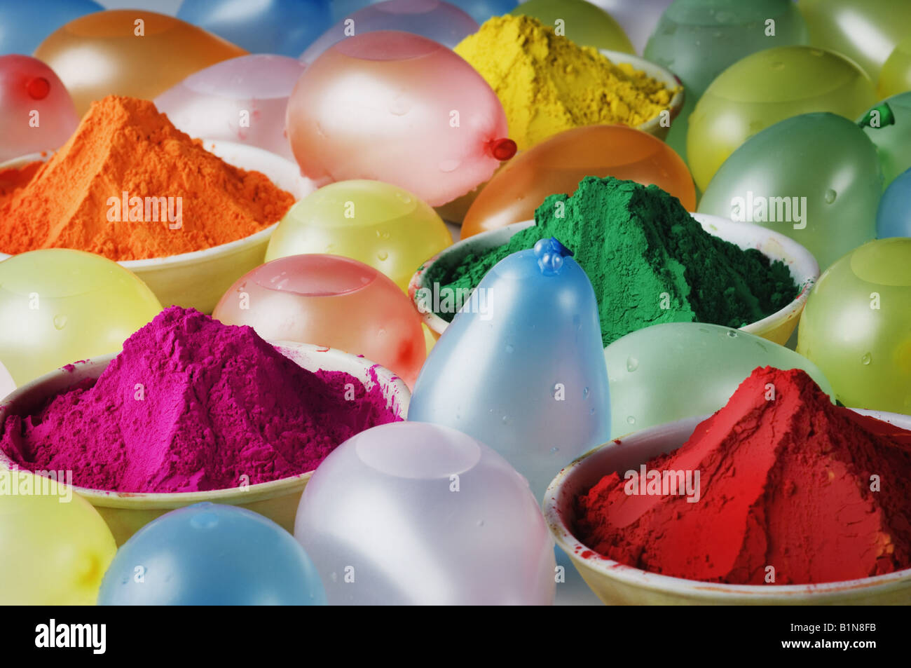 Holi Festival Powder Bombs High Resolution Stock Photography and Images ...
