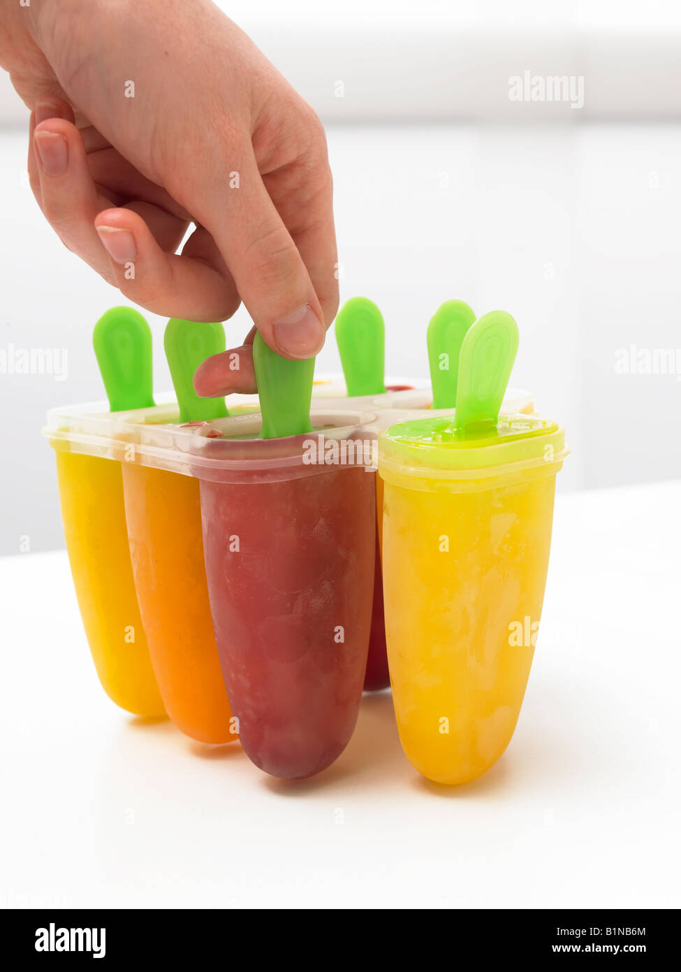 Self made ice lollies Stock Photo - Alamy Self made ice lollies Stock Photo - Alamy
