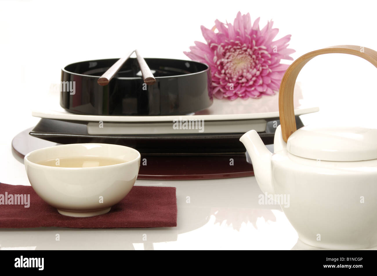 Asian tea set Stock Photo - Alamy