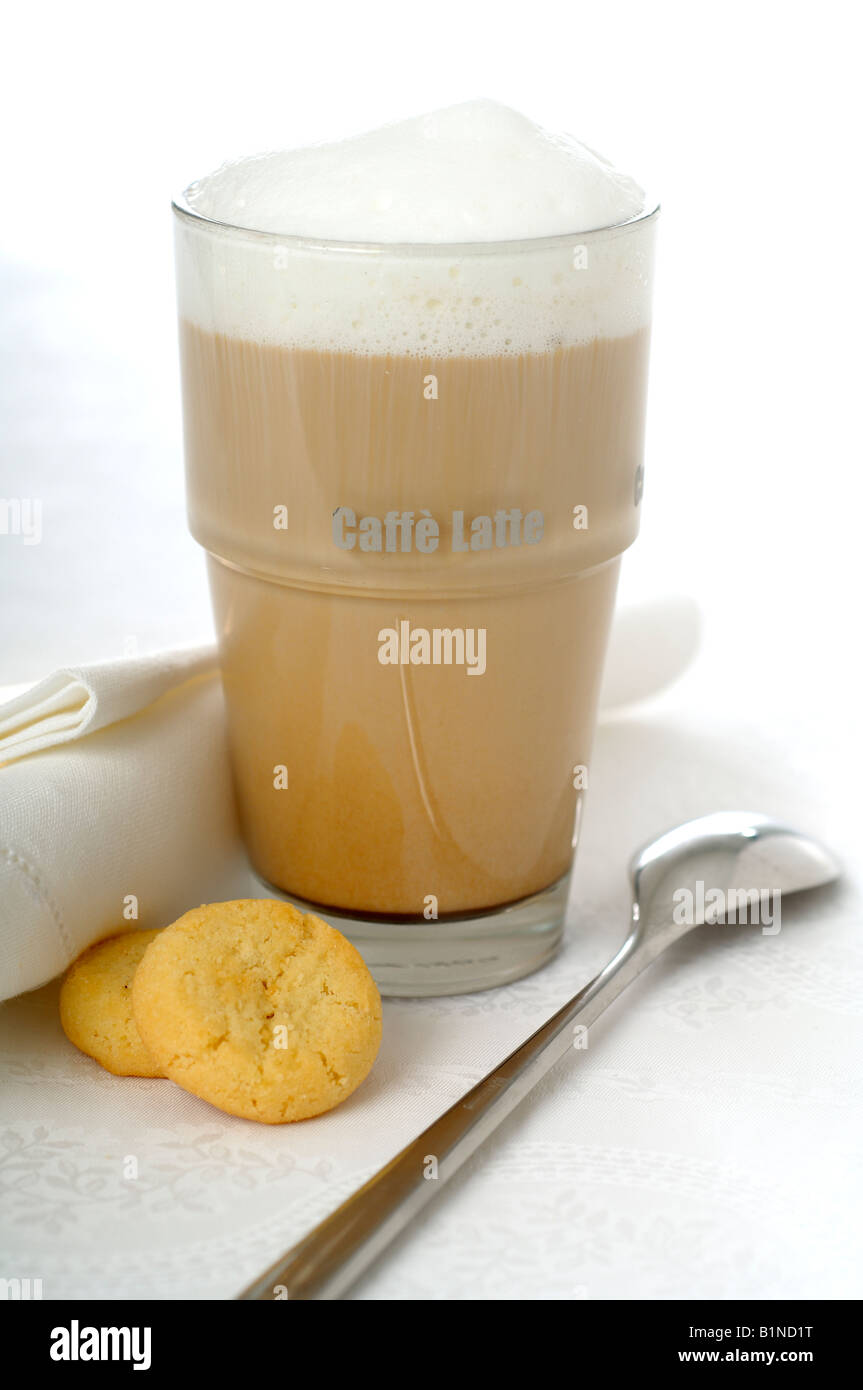 Coffee with milk Stock Photo - Alamy