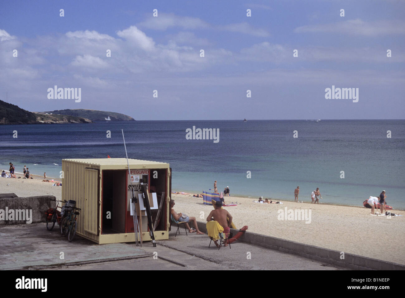 Swanpool Beach Falmouth Cornwall United Kingdom Stock Photo - Alamy