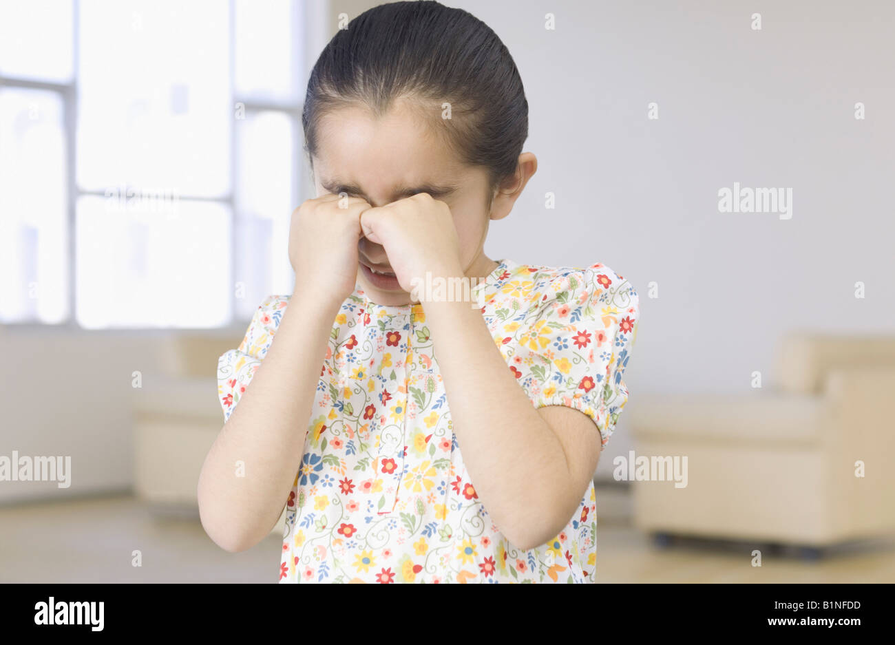 Close-up of a girl crying Stock Photo - Alamy