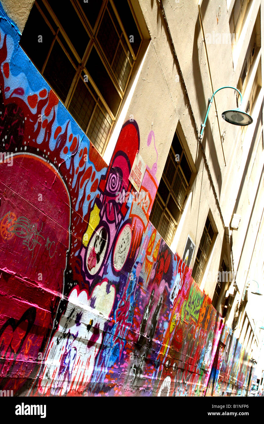 Graffiti, Melbourne, Victoria, Australia, Australasia Stock Photo - Alamy