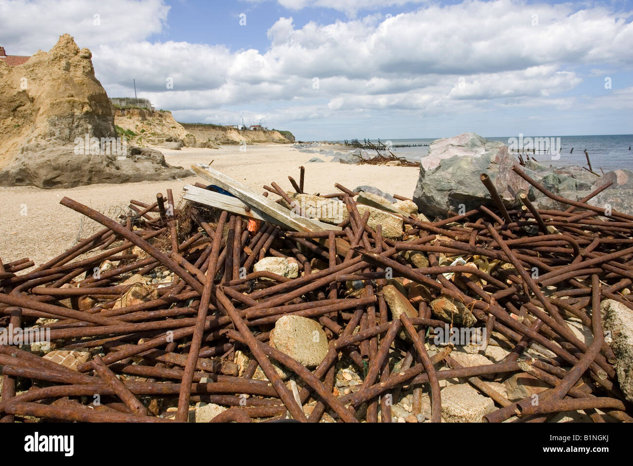 Broken Sea Defences High Resolution Stock Photography and Images - Alamy