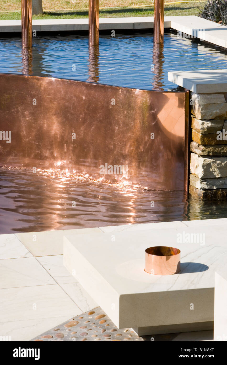 Copper water feature hi-res stock photography and images - Alamy