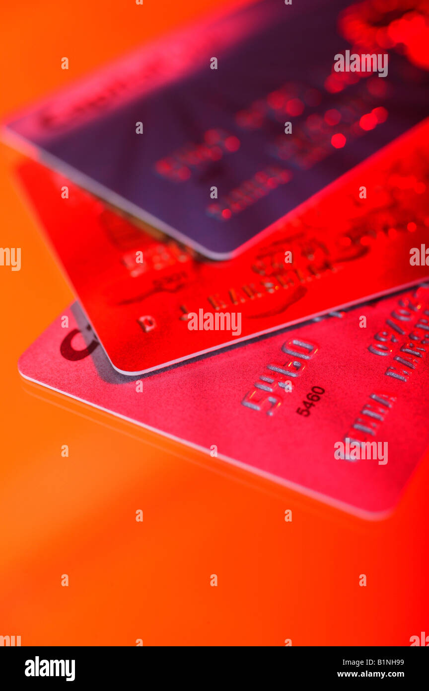 Personal finance banking credit card debit card switch card Stock Photo ...