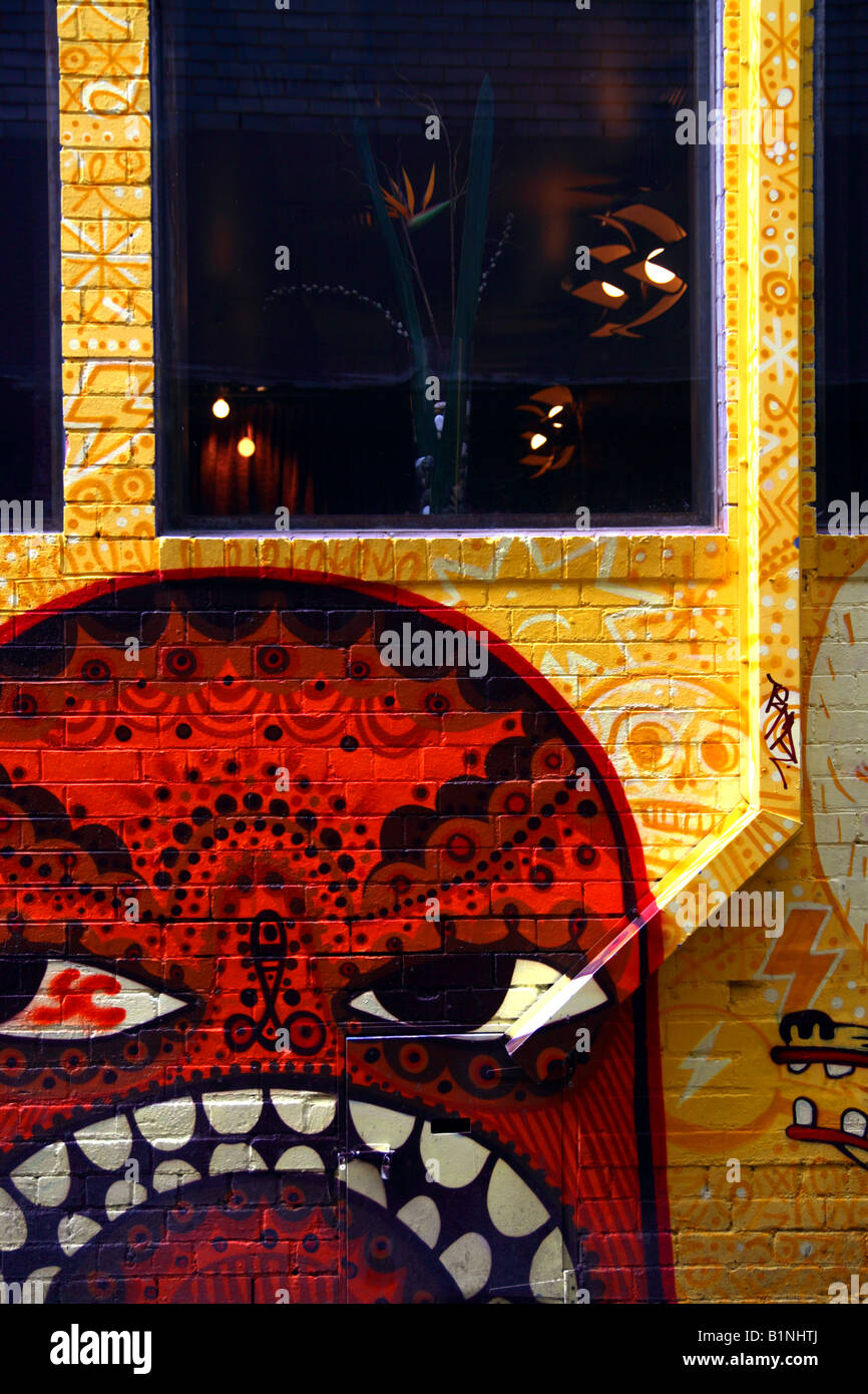 Graffiti, Melbourne, Victoria, Australia, Australasia Stock Photo - Alamy