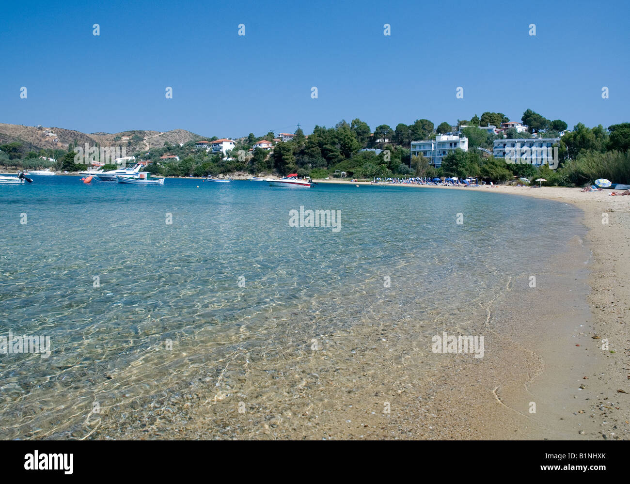 Kolios Bay Skiathos Greece Stock Photo - Alamy