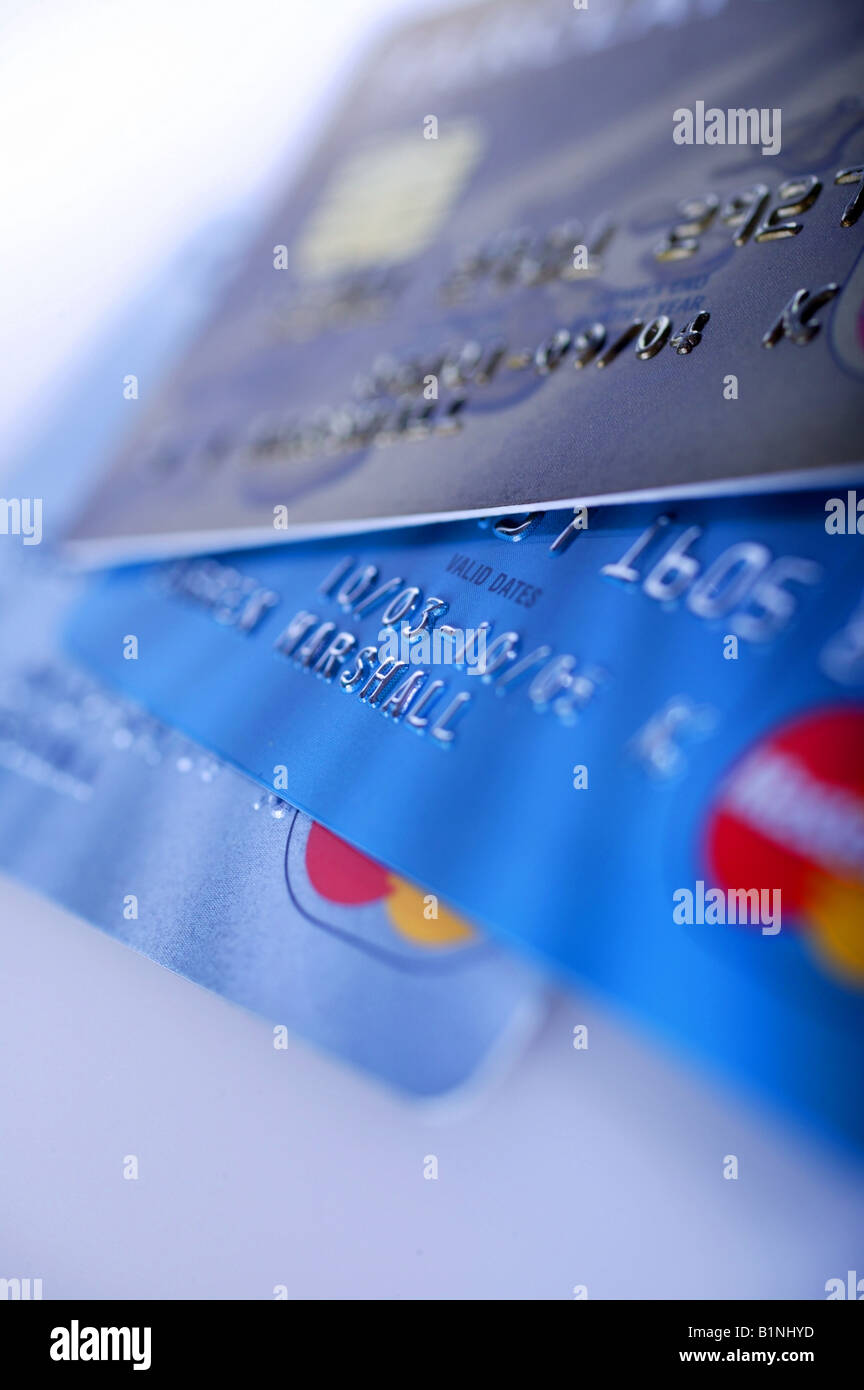 Personal finance banking credit card debit card switch card Stock Photo ...