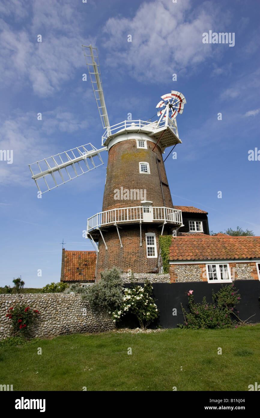 Windmill now a b and b restaurant Cley next the sea North Norfolk UK ...