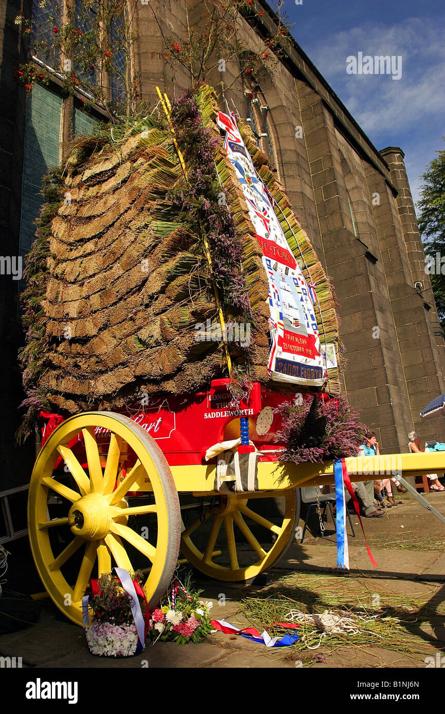 Saddleworth rushcart hi-res stock photography and images - Alamy