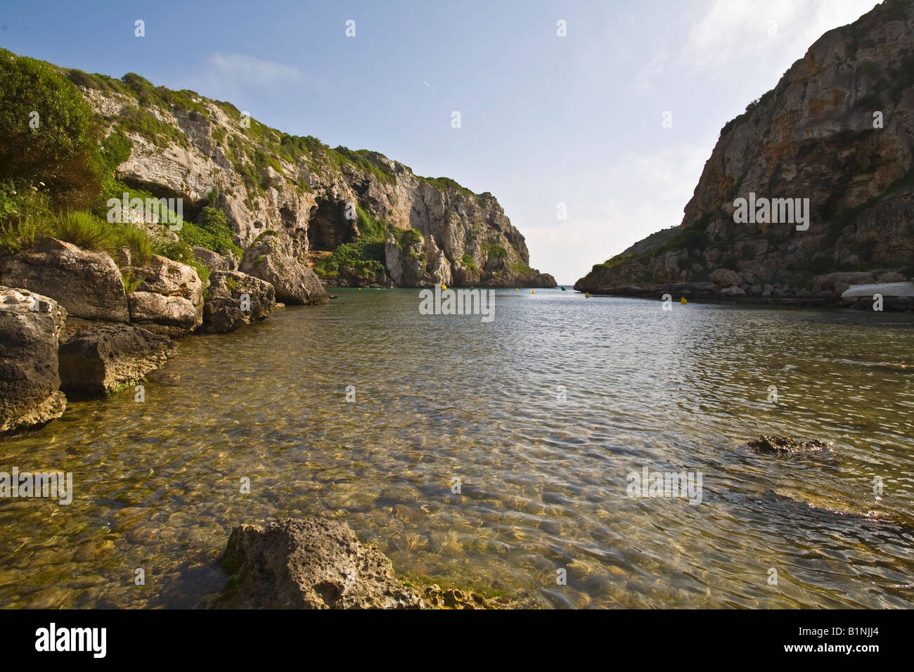 Menorca cales caves hi-res stock photography and images - Alamy