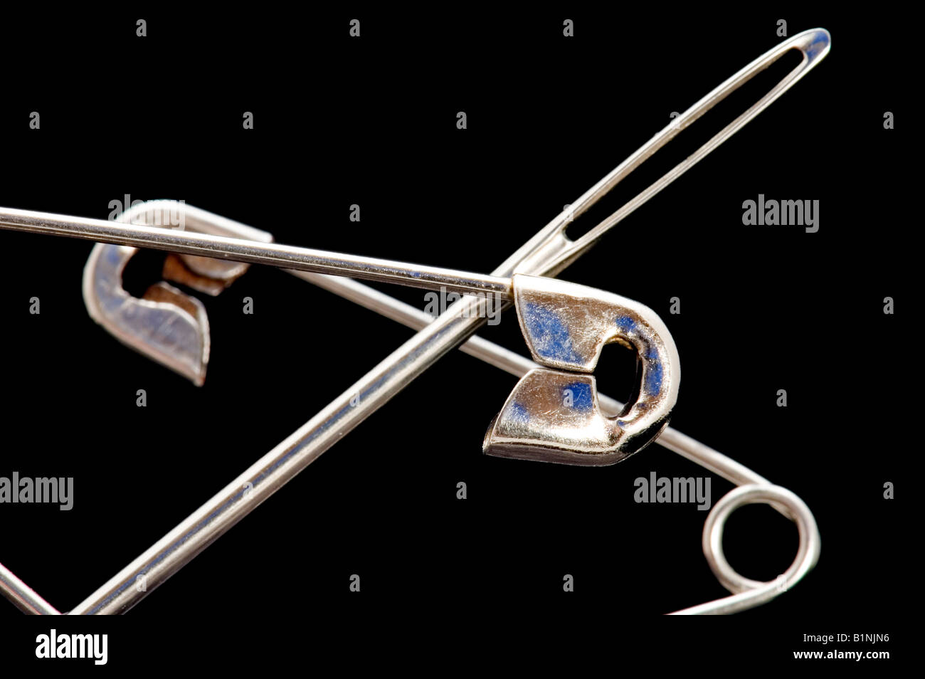 object on black sewing tool needle Stock Photo - Alamy