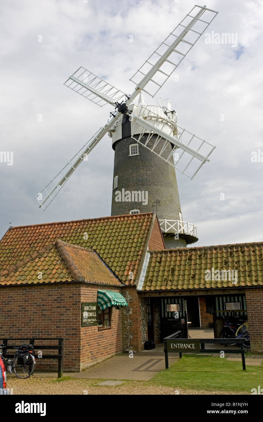 Great Bircham working windmill near Kings Lynn Norfolk UK Stock Photo ...