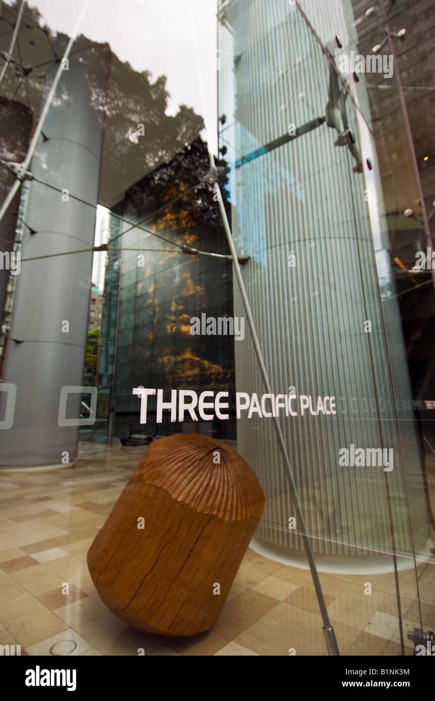 New high rise office development Three Pacific Place in Hong Kong Stock ...