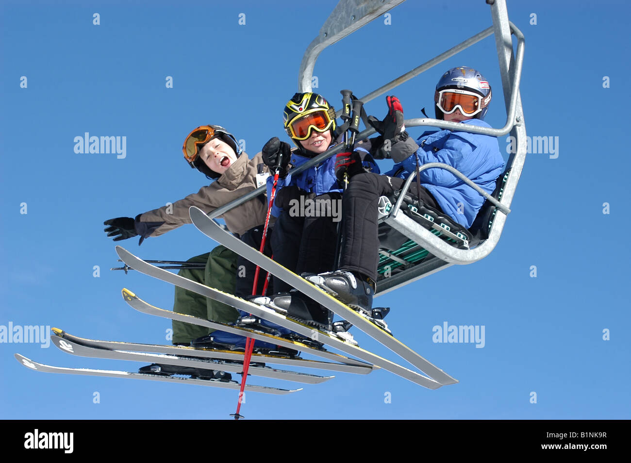Kids chairlift hi-res stock photography and images - Alamy