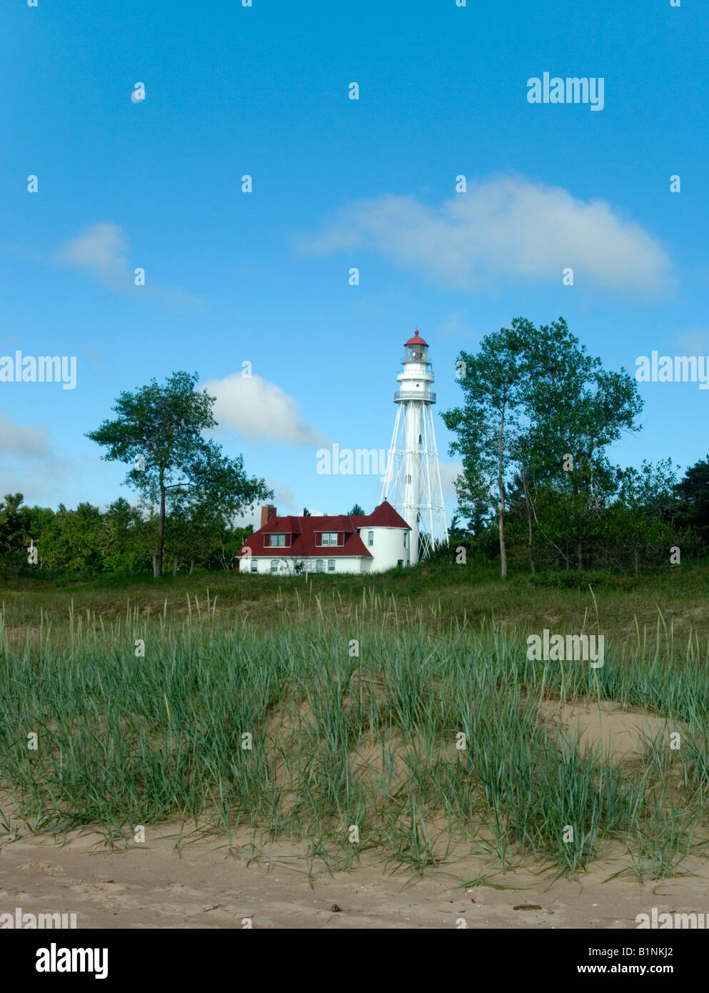 Rawley Point Lighthouse Lake Michigan Point Beach State Forest, Two ...