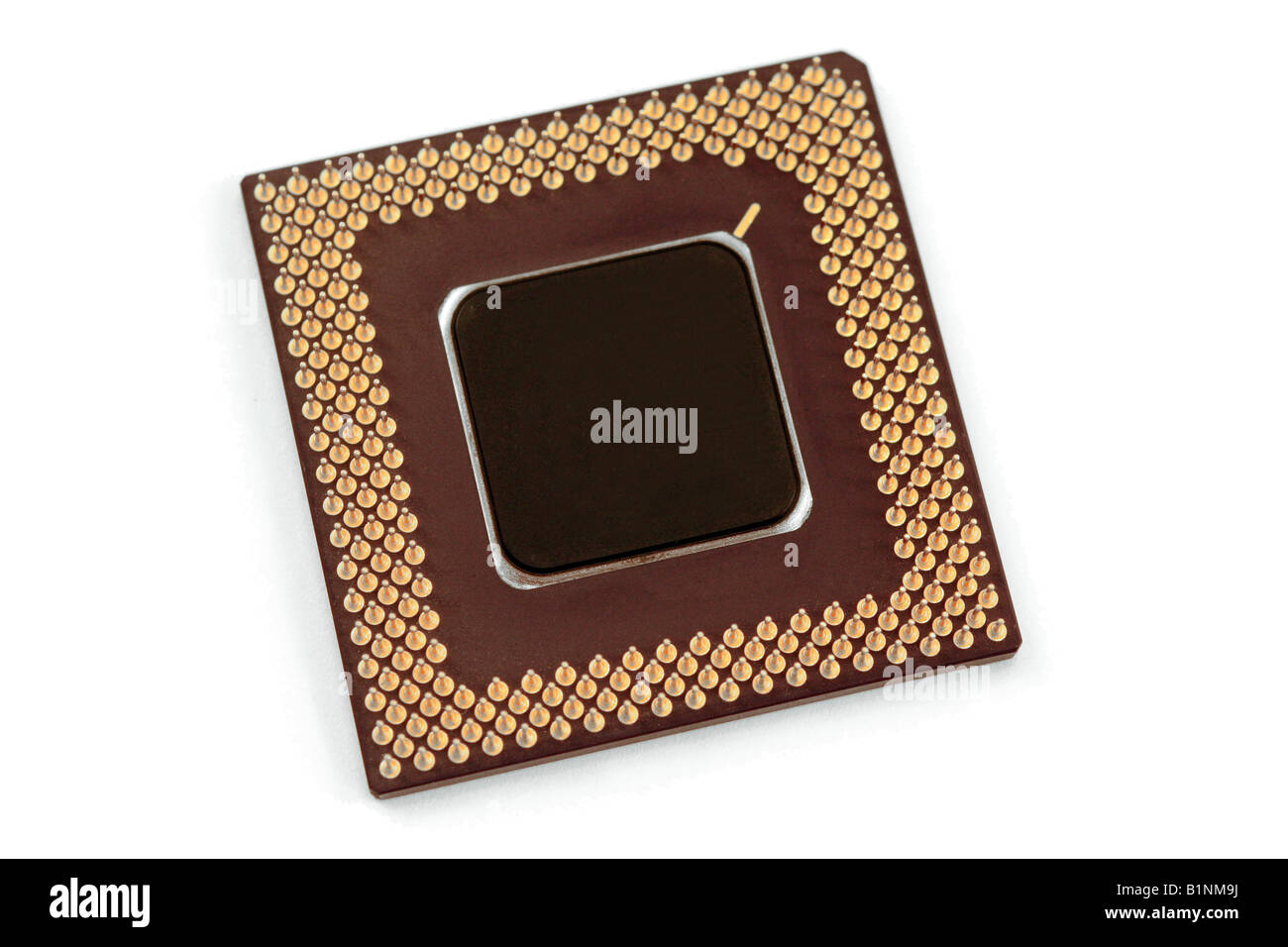 Silicon chips on computer Cut Out Stock Images & Pictures - Alamy