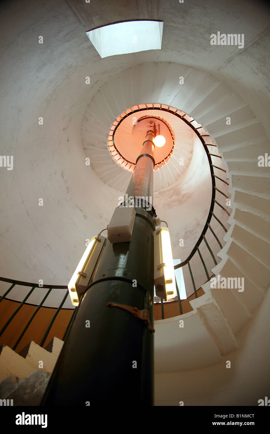 Inside South stack lighthouse Anglesey North Wales Stock Photo - Alamy