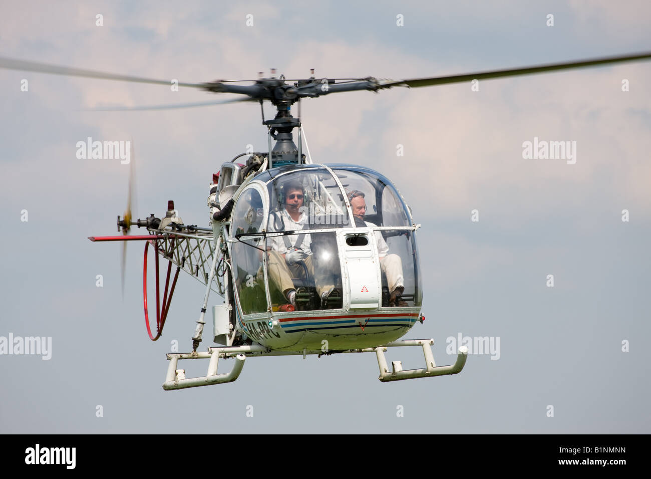 Aerospatiale SE313B Alouette 11 HA-PPC on the ground at Breighton ...