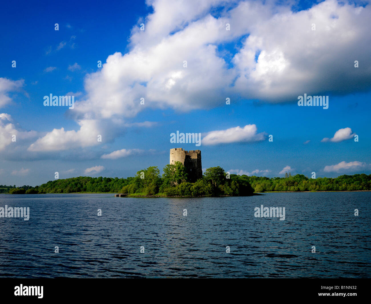 Cloughoughter Castle Lough Oughter Cavan Ireland Stock Photo - Alamy