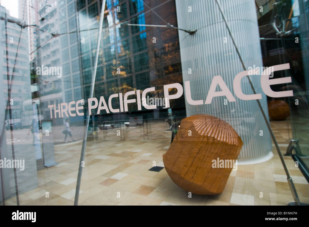 New high rise office development Three Pacific Place in Hong Kong Stock ...