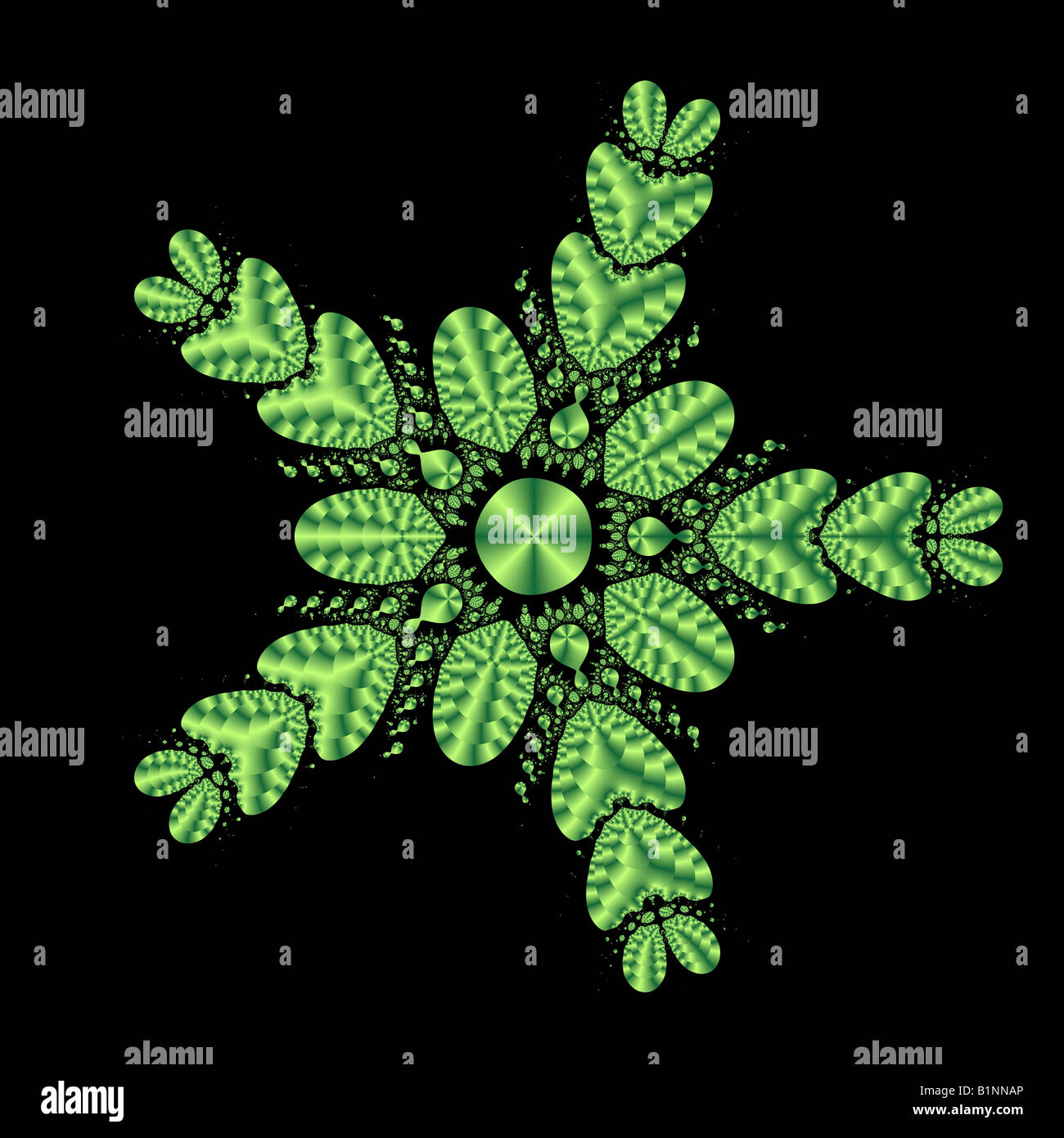 A abstract fractal that is designed to resemble the branches of a pine ...