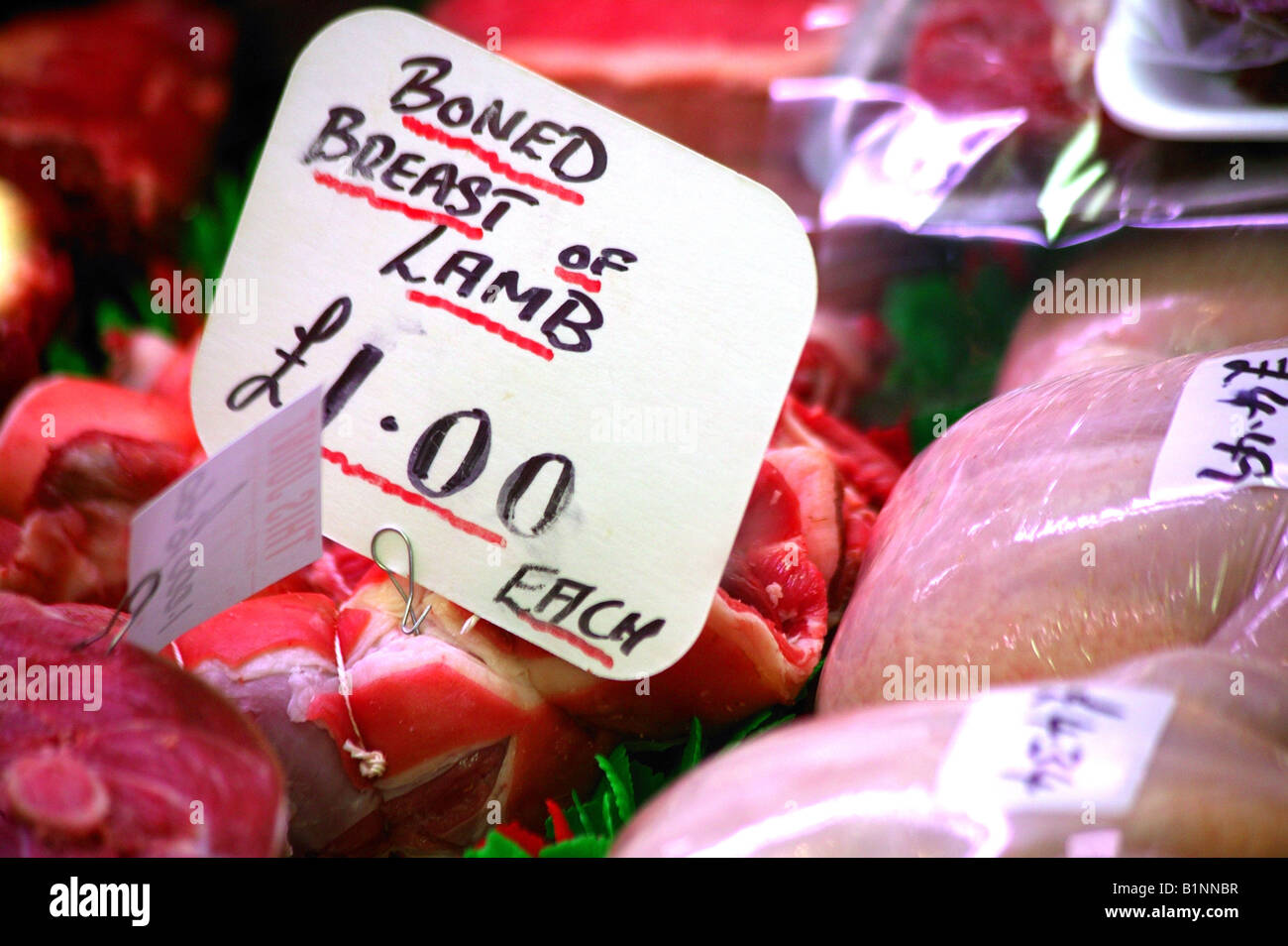 Butchers meat labels hi-res stock photography and images - Alamy