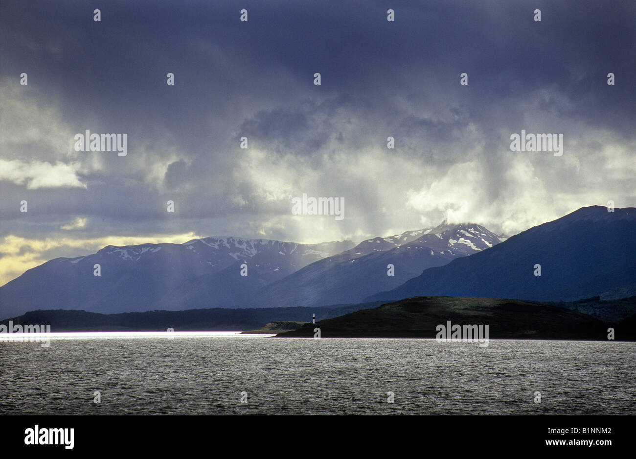 Beagle Channel connected to Ushuaia in Argentina with beautiful scenery ...