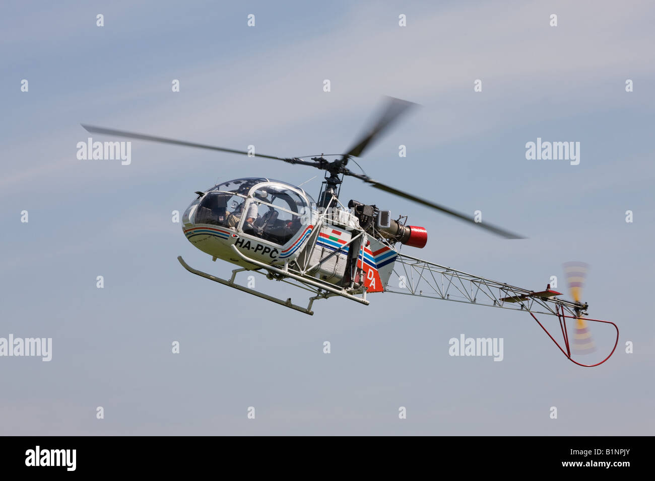 Aerospatiale SE313B Alouette 11 HA-PPC on the ground at Breighton ...