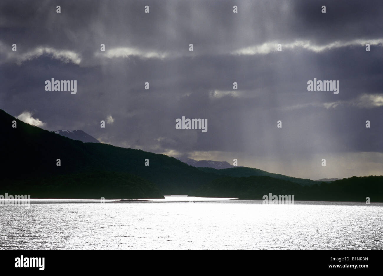 The Beagle Channel connected to Ushuaia in Argentina with beautiful ...