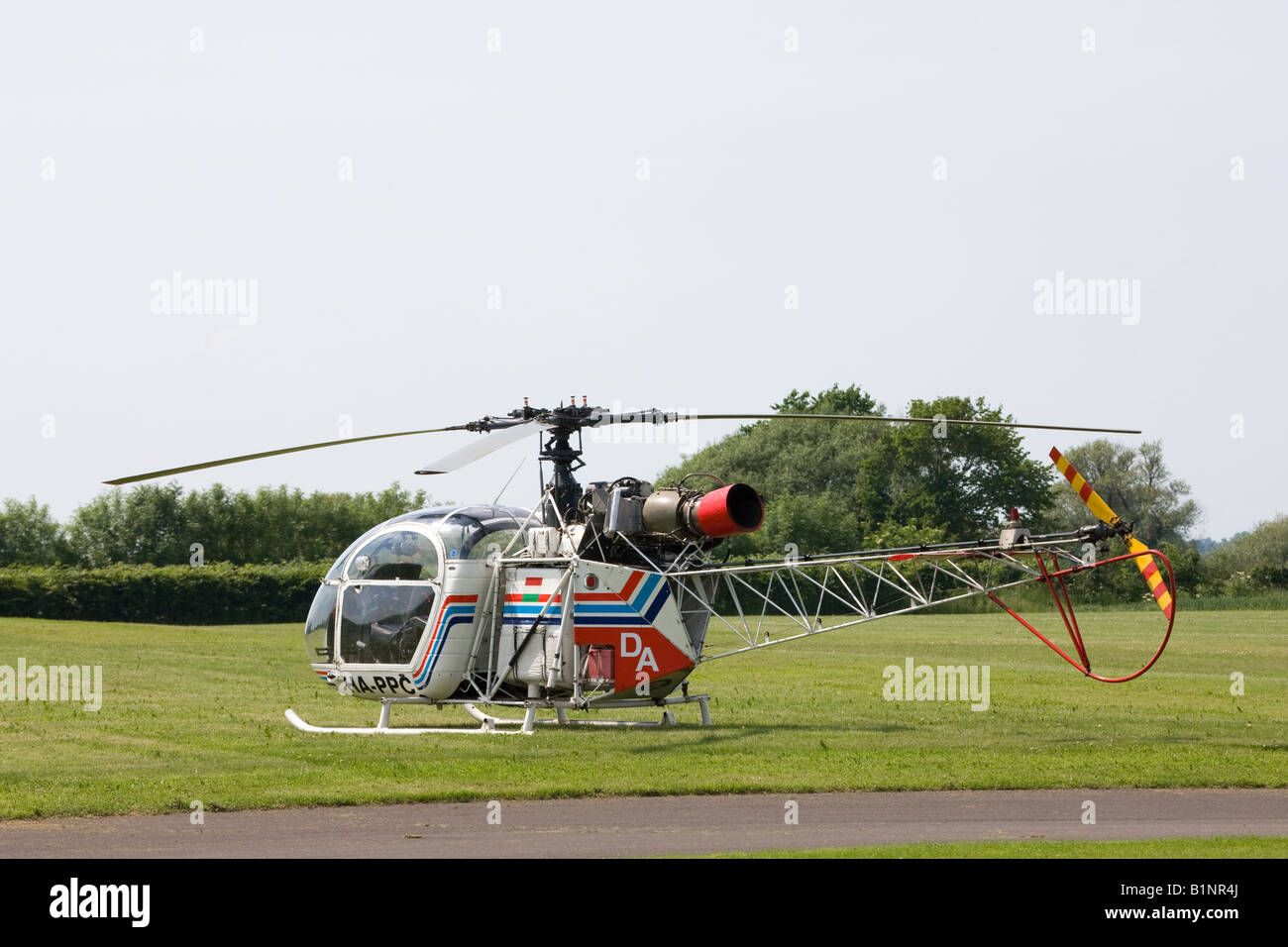 Aerospatiale SE313B Alouette 11 HA-PPC on the ground at Breighton ...