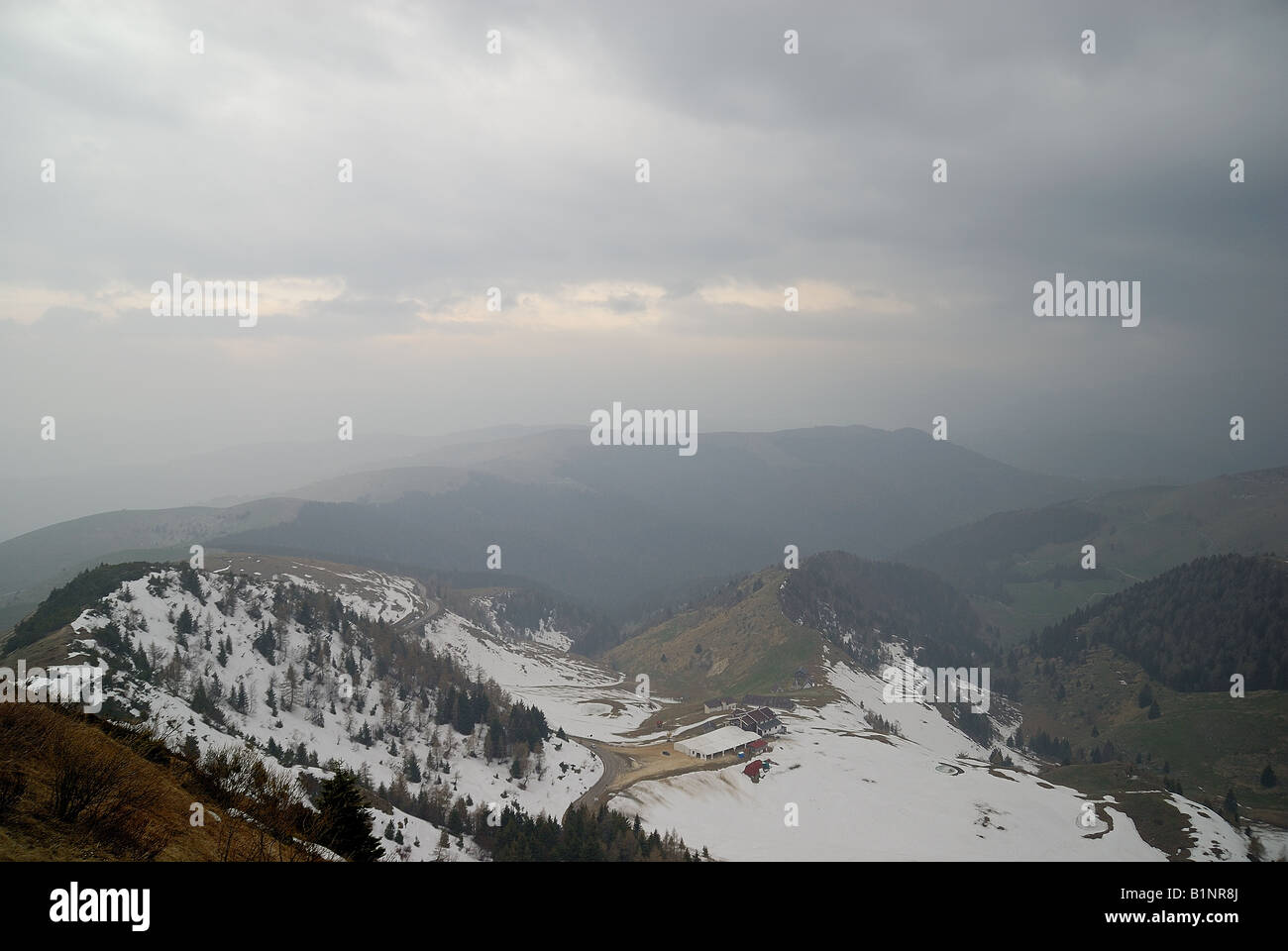 Italy,Mount Grappa,winter landscape Stock Photo - Alamy