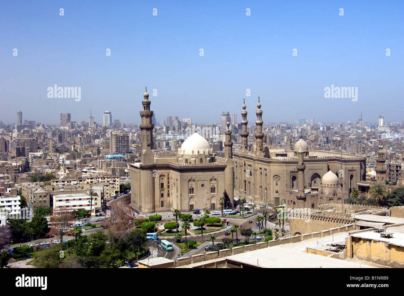 The Mosque of El Rifai and the Madrassa of Sultan Hassan and the Cairo ...
