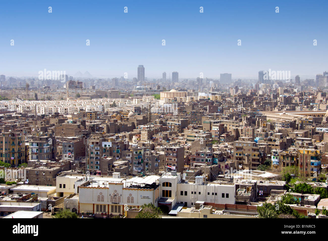 The Cairo Egypt city skyline from the Citadel Stock Photo - Alamy