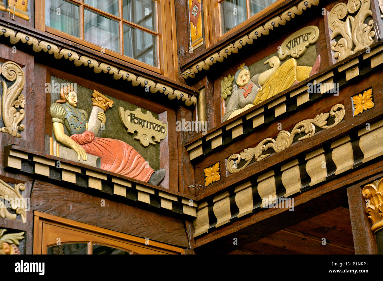 Decorative woodwork hi-res stock photography and images - Alamy