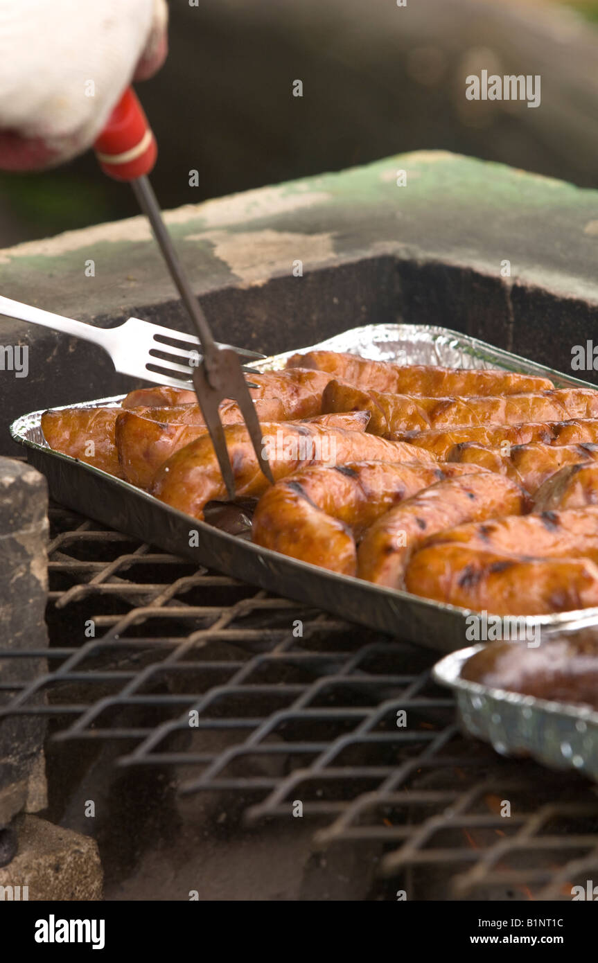 Family reunion and barbecue in Osiny Poland Stock Photo - Alamy