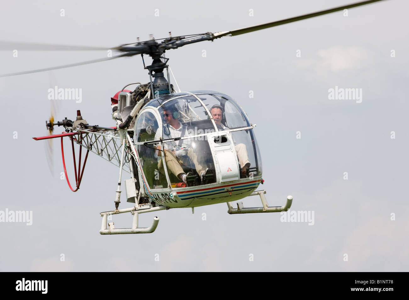 Aerospatiale SE313B Alouette 11 HA-PPC on the ground at Breighton ...