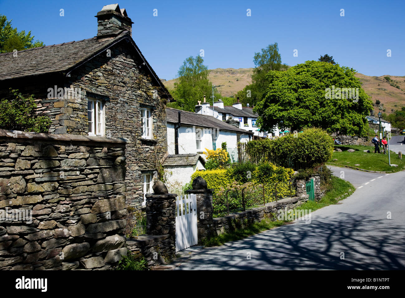 Elterwater Village The Traditional Stone Cottages Of Lakeland, The ...