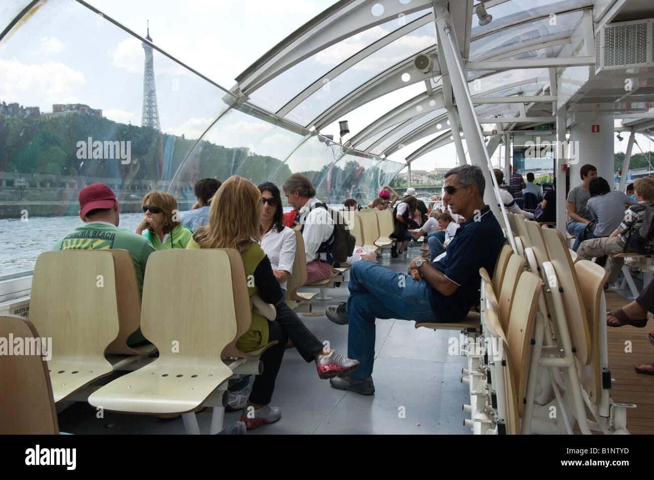 Batobus on the River Seine Paris France Stock Photo - Alamy