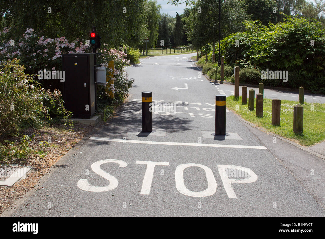 Traffic control barrier hi-res stock photography and images - Alamy