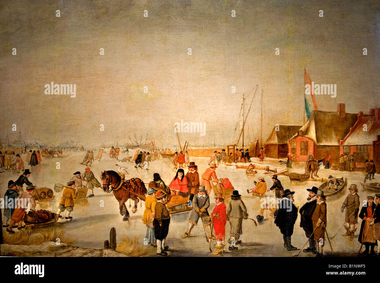 Barent avercamp 1612 1679 snow ice skating hi-res stock photography and ...