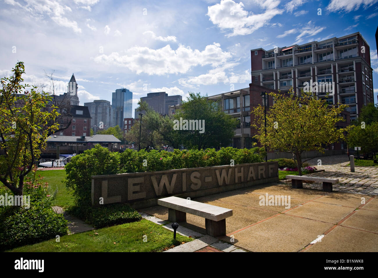 Boston wharf sign hi-res stock photography and images - Alamy