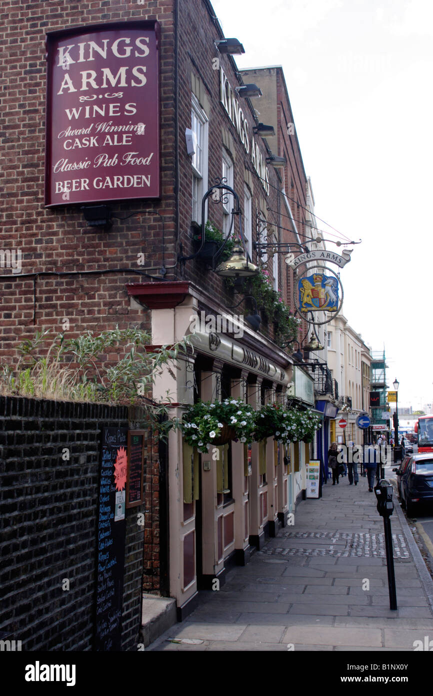 Kings Arms pub Greenwich London June 2008 Stock Photo - Alamy