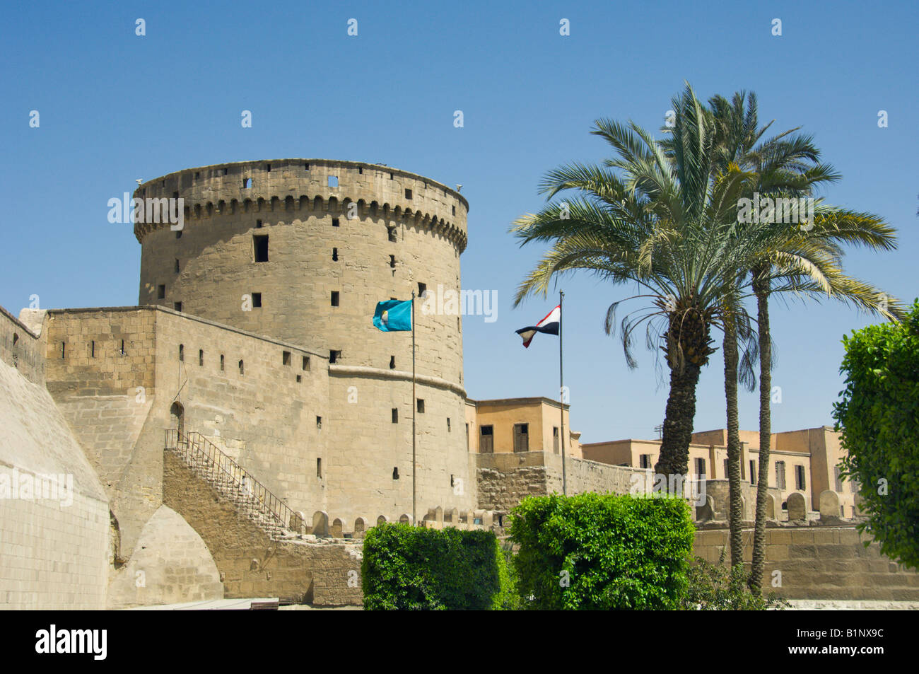 The tower of the Citadel in Cairo Egypt Stock Photo - Alamy