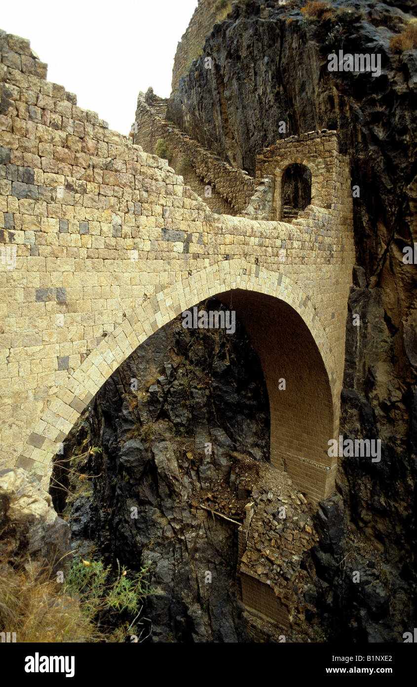 Shahara Bridge Shahara Yemen Arabia Middle East Asia Built in the 17th ...