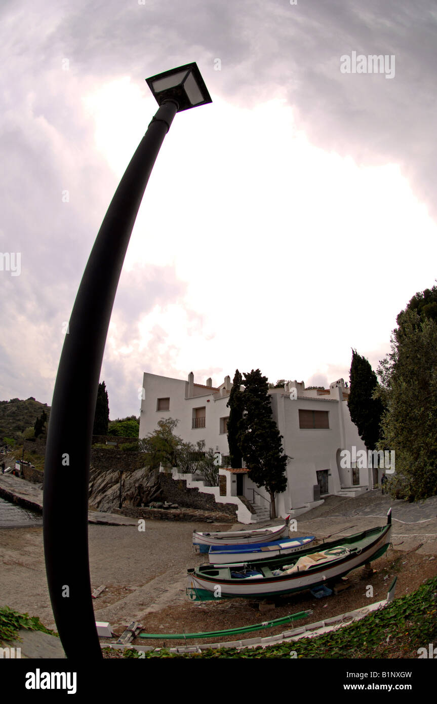 Salvador Dali's Home, now a museum, Port Lligat, Cadaques, Spain Stock ...