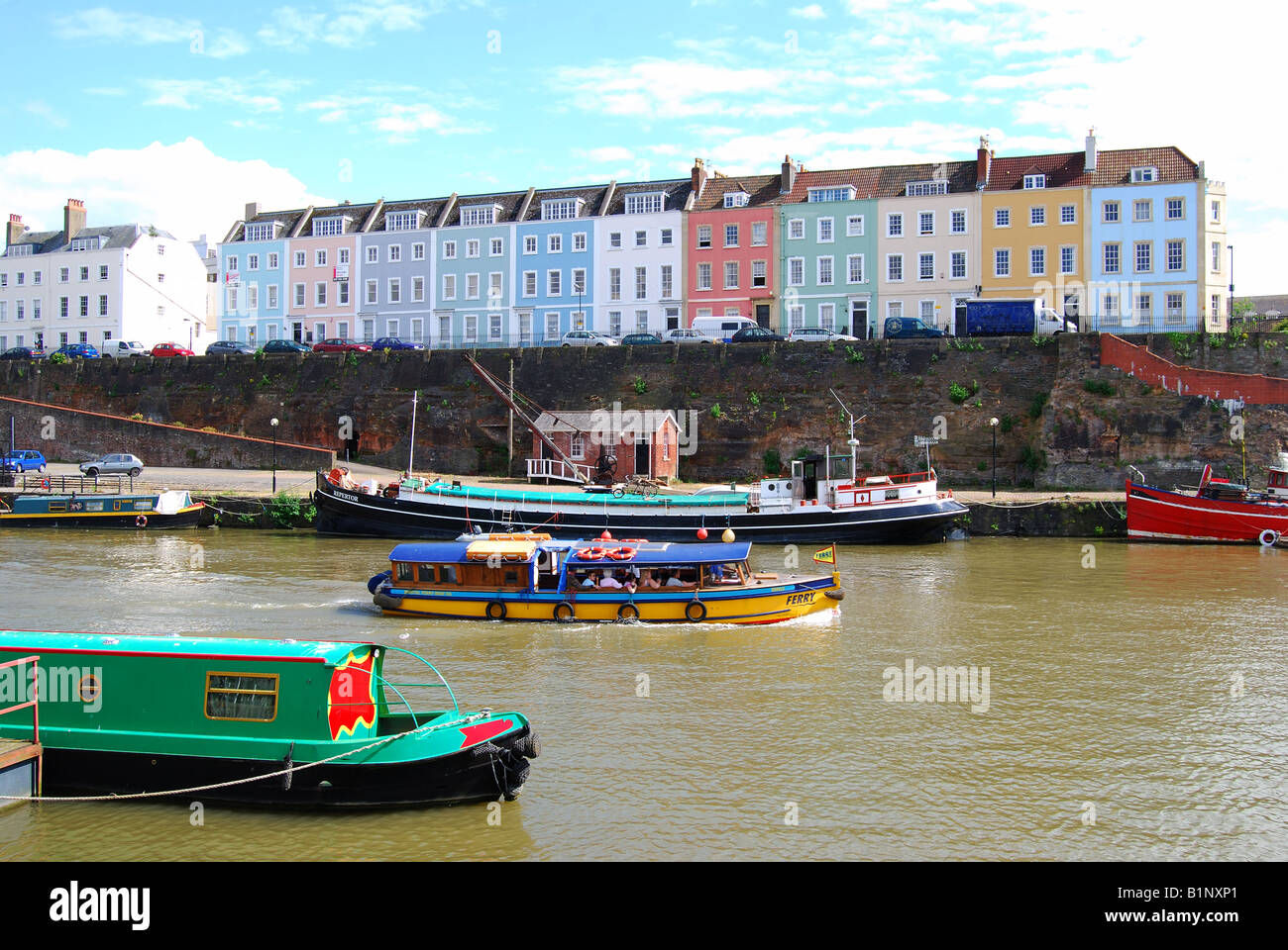 Bristol Docks, River Avon, Bristol, England, United Kingdom Stock Photo ...