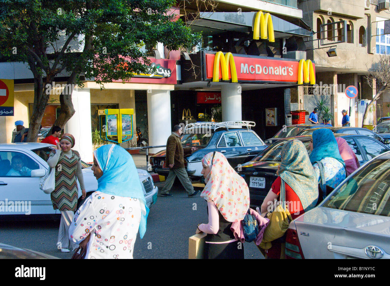 Mcdonalds egypt hi-res stock photography and images - Alamy